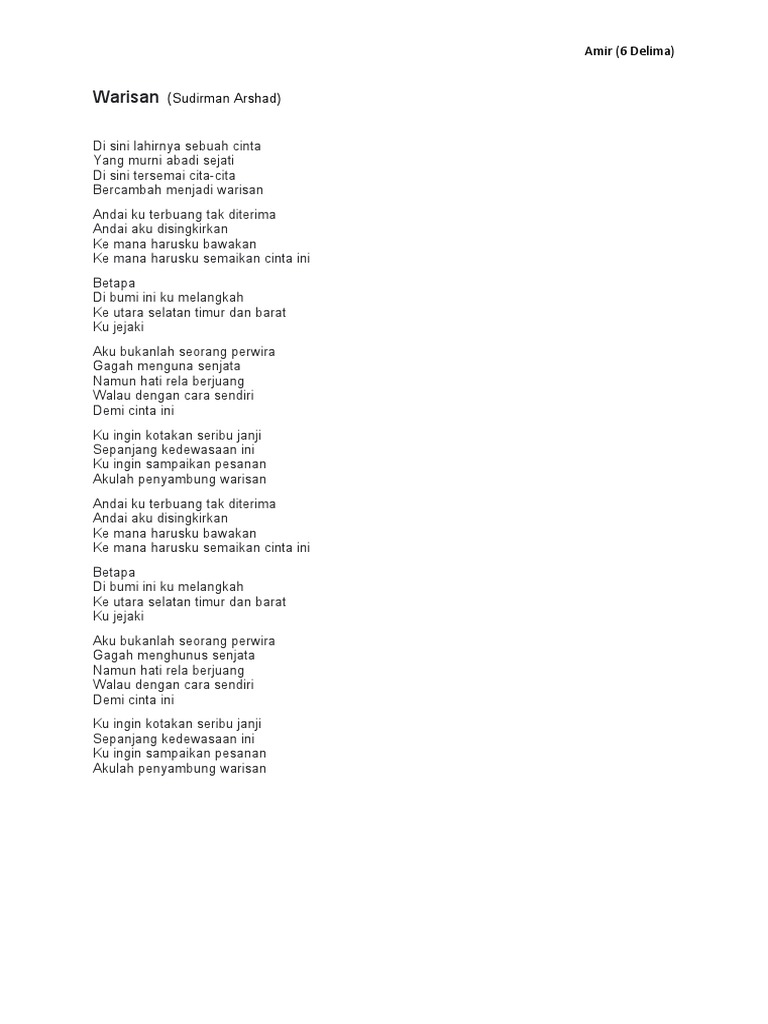 Warisan dan Cinta Sejati | PDF