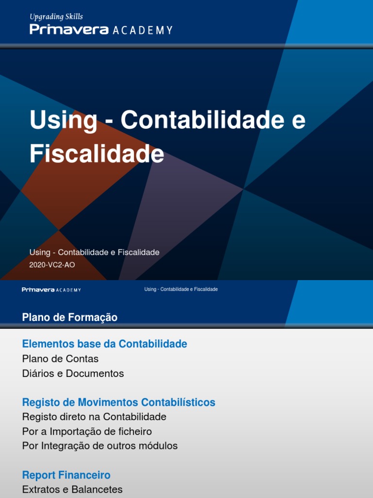 FPG003 - Using - Contabilidade e Fiscalidade (2020-VC2-AO) | Download grátis PDF | Imposto sobre ...