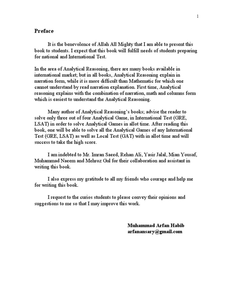 GAT Analytical Reasoning PDF PDF | PDF | Reason | Mathematics