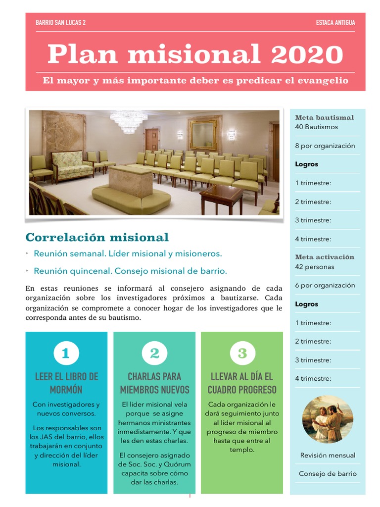 Plan Misional San Lucas 2 | PDF
