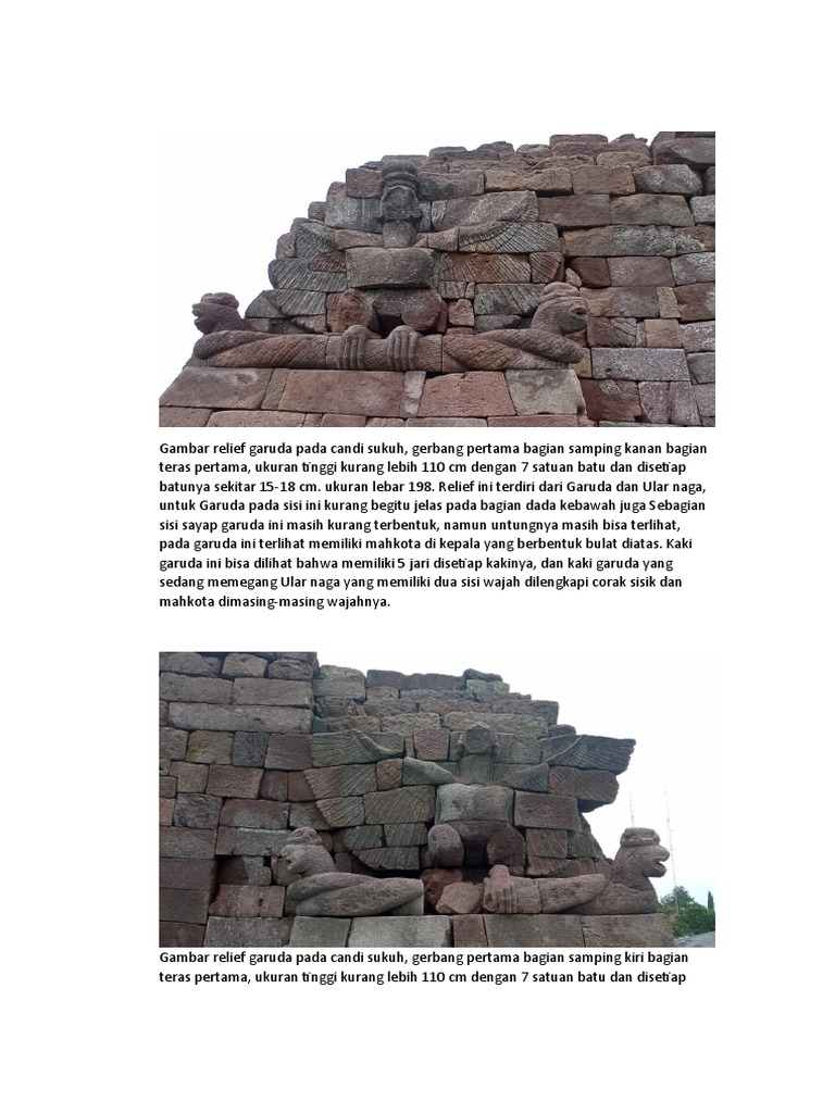 Gambar Relief Garuda Pada Candi Sukuh | PDF