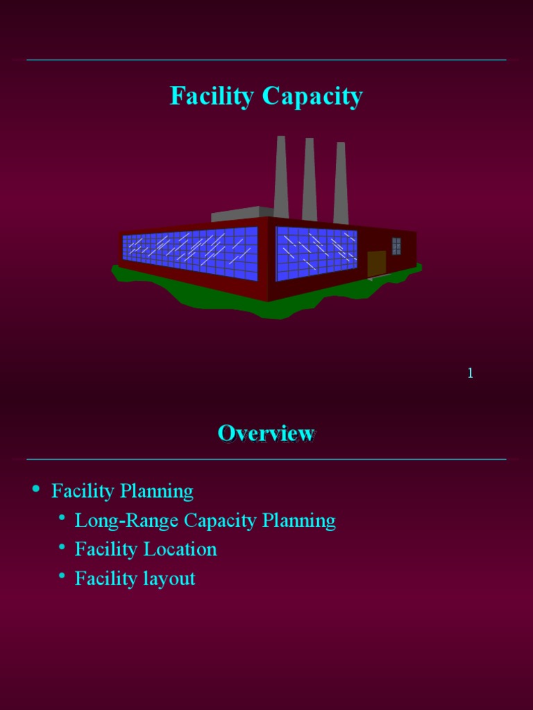 Capacity | PDF | Economies | Business Economics