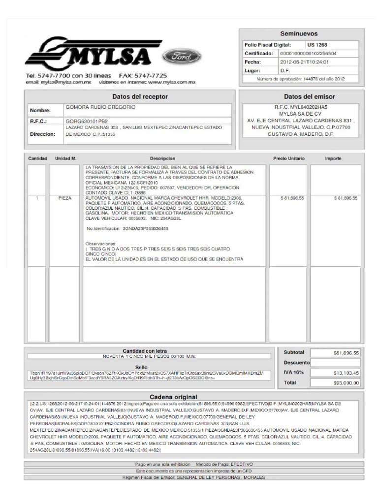 Ford Mylsa | PDF