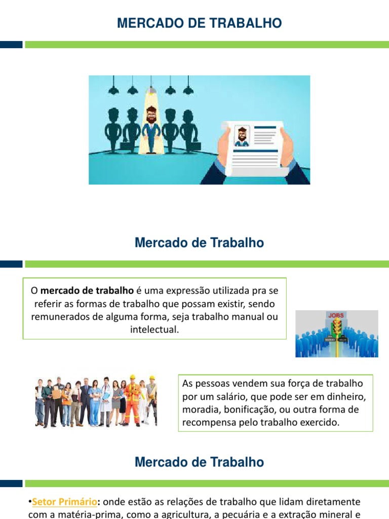 Mercado De Trabalho Pdf Pdf Globalização Economia Do Trabalho