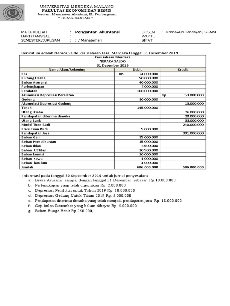 Tugas Sebelum Uts Pa | PDF