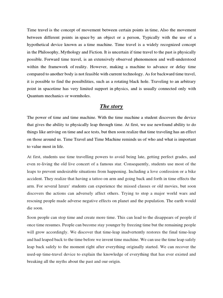 Time Travel | PDF | Time Travel | Time