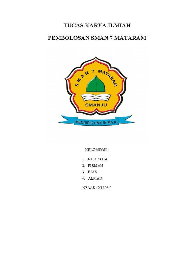 Tugas Karya Ilmiah | PDF