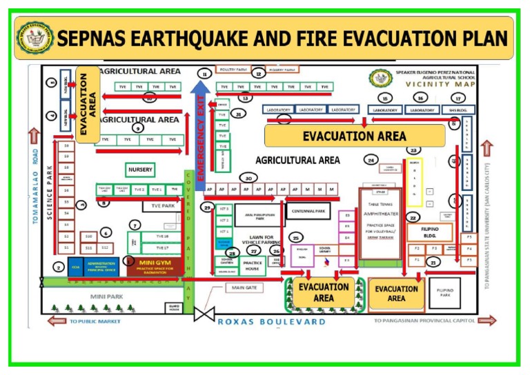 Updated Sepnas Evacuation Map | PDF
