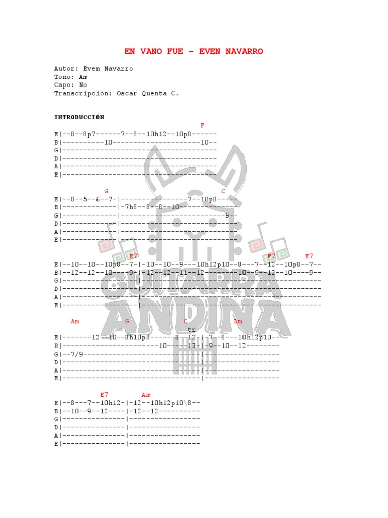 En Vano Fue Completo | PDF