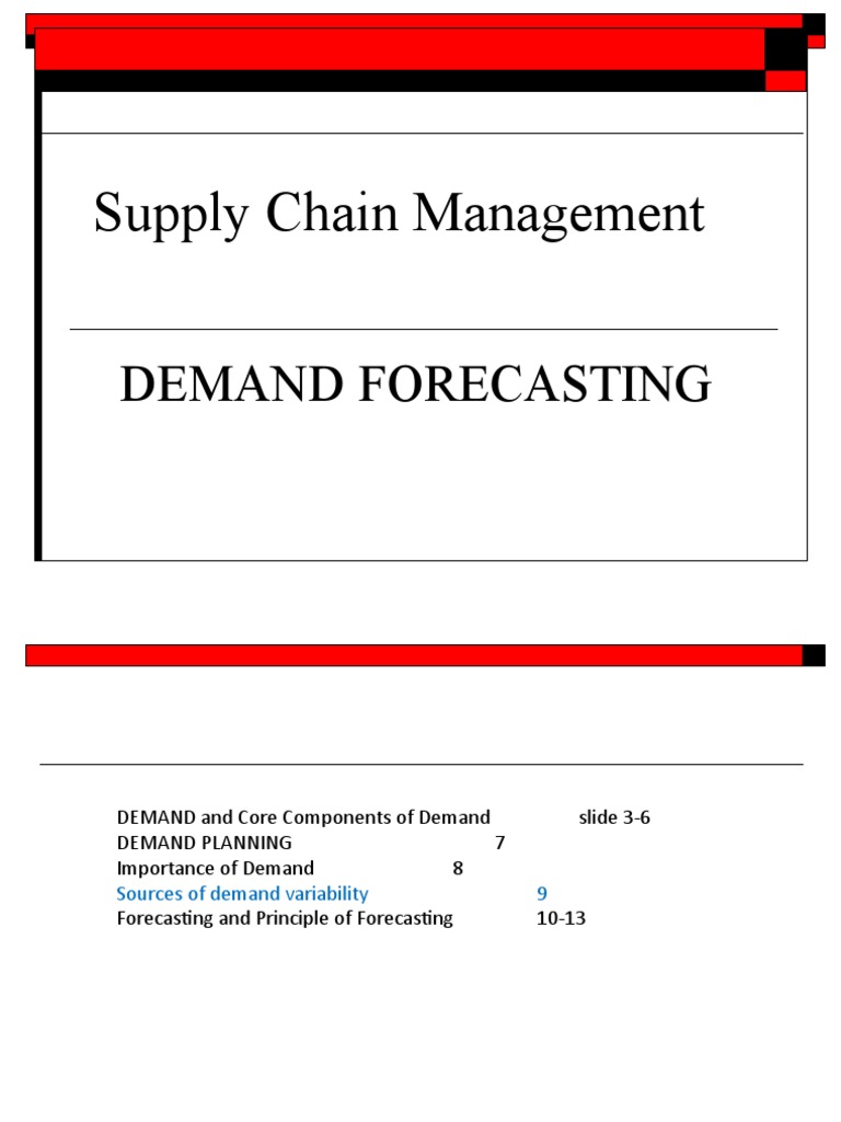 Demand Forecast | PDF | Forecasting | Moving Average