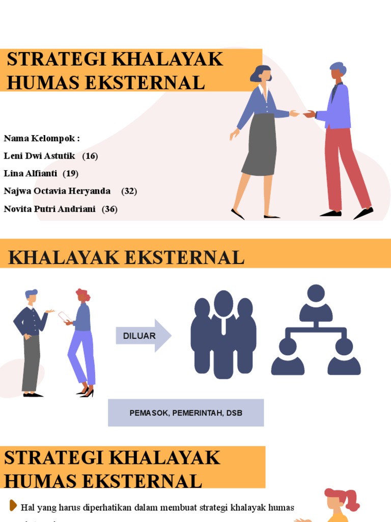 PPT Strategi Khalayak Humas Eksternal.pptx | PDF