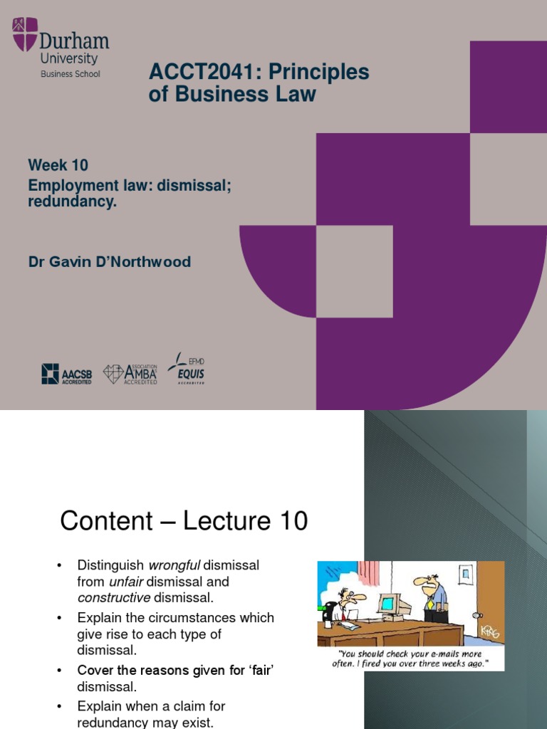ACCT2041 PBL - Lecture 10 | PDF | Social Programs | Labour Law