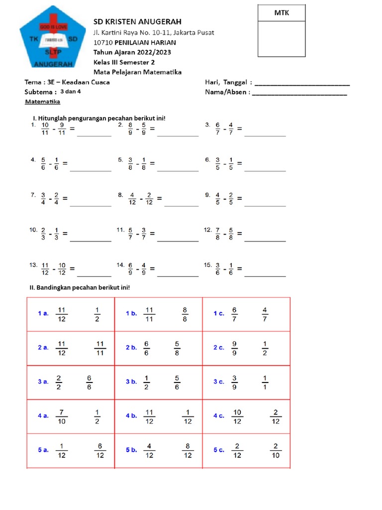 PH Tema 3E Subtema 3 & 4 (MTK) | PDF