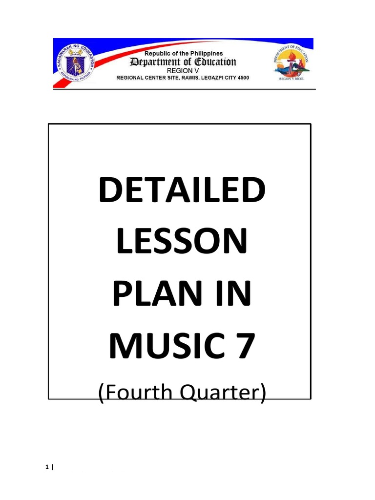 Grade 7 Music 4th Gradingpdf | PDF | Learning | Teachers