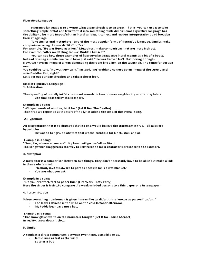 Materi Song XI | PDF | Linguistics