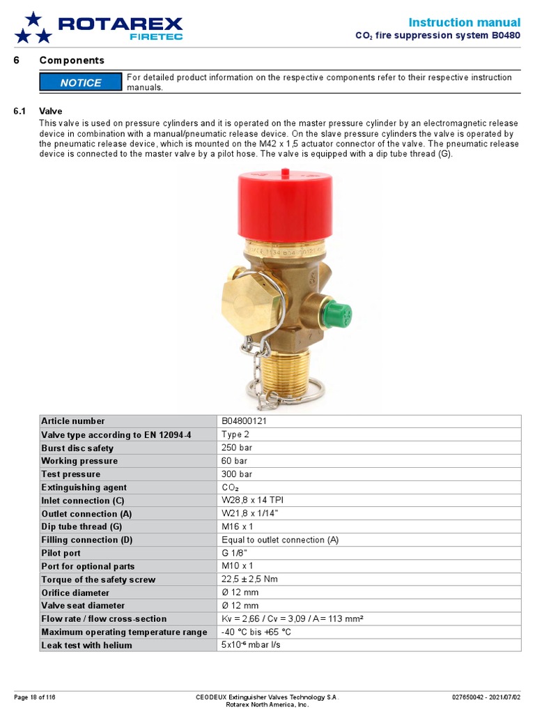 Electromagnetic Release Devices for Fire Suppression Systems | PDF ...