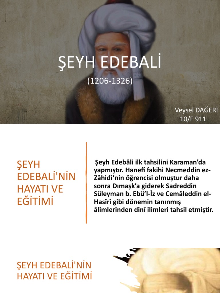Şeyh Edebali̇ Hayati Ve Eserleri̇ | PDF