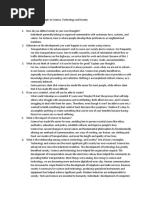 How Did Society Shape Science and How Did Science Shape Society | PDF ...