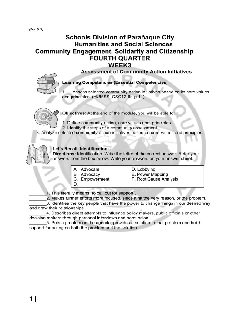 Cesc Week3 | PDF | Social Equality | Empowerment