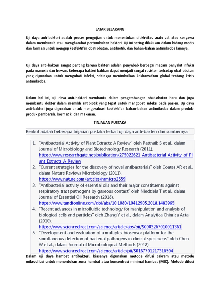 Latar Belakang | PDF