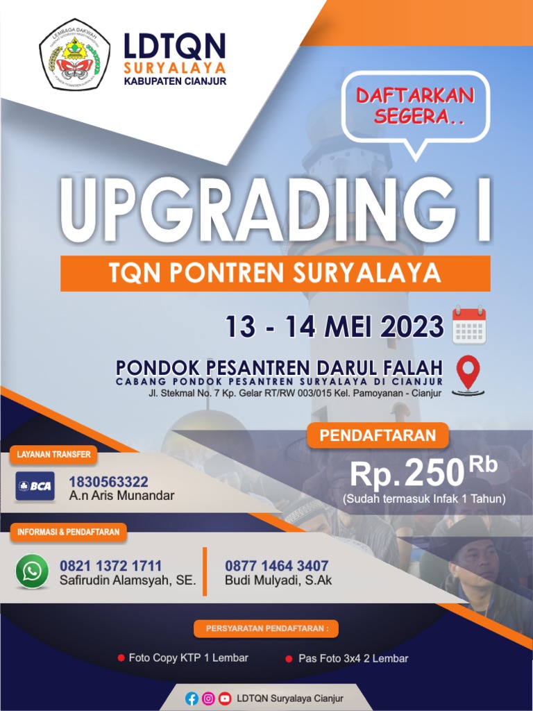 Pamflet Upgrading | PDF