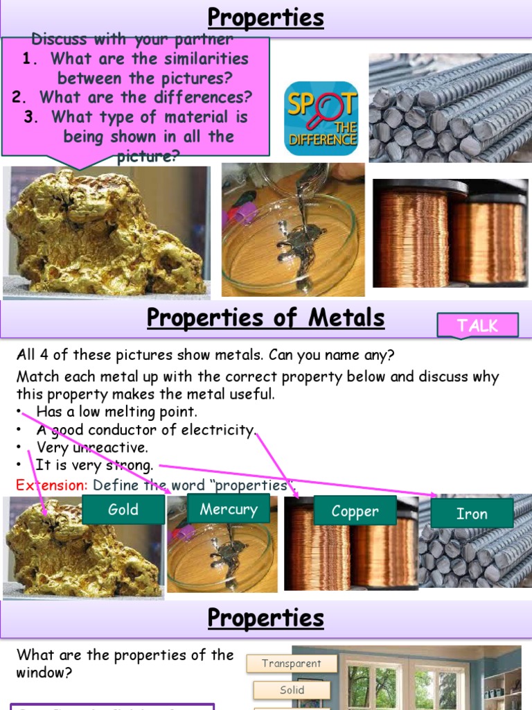 Properties of Metals | PDF