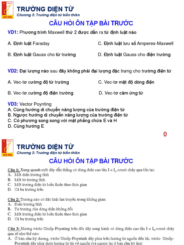 HUST SET ET3210 - Week 5th 8th - TSX | PDF