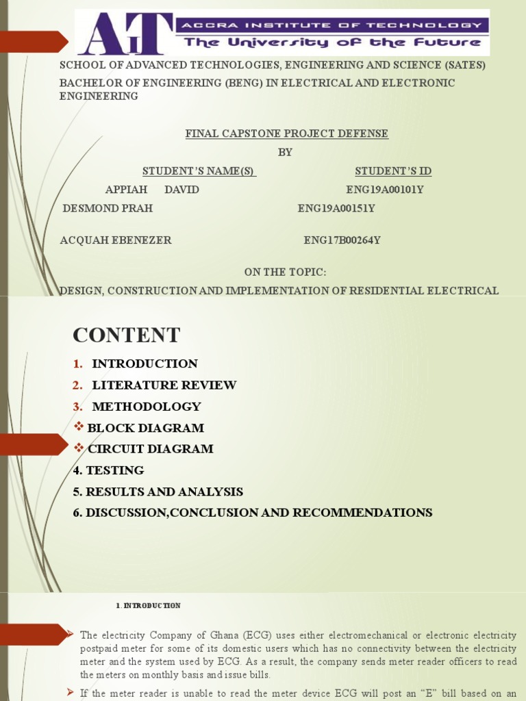 Residential Electrical Cut - Off Using A Network Base Embedded Controller | PDF | Information ...
