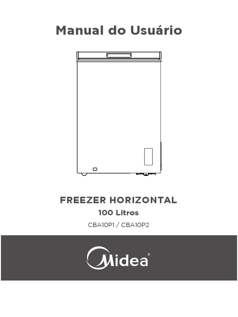 Manual Do Usuário Freezer Midea | PDF | Umidade | Calor