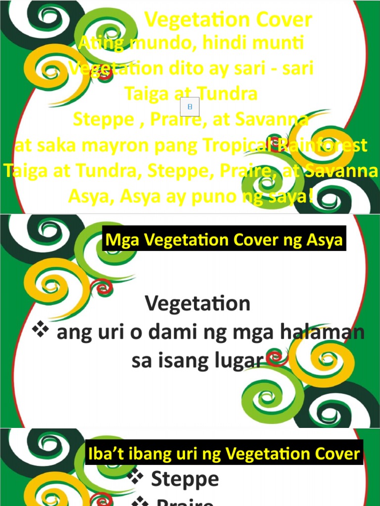 Vegetation Cover | PDF