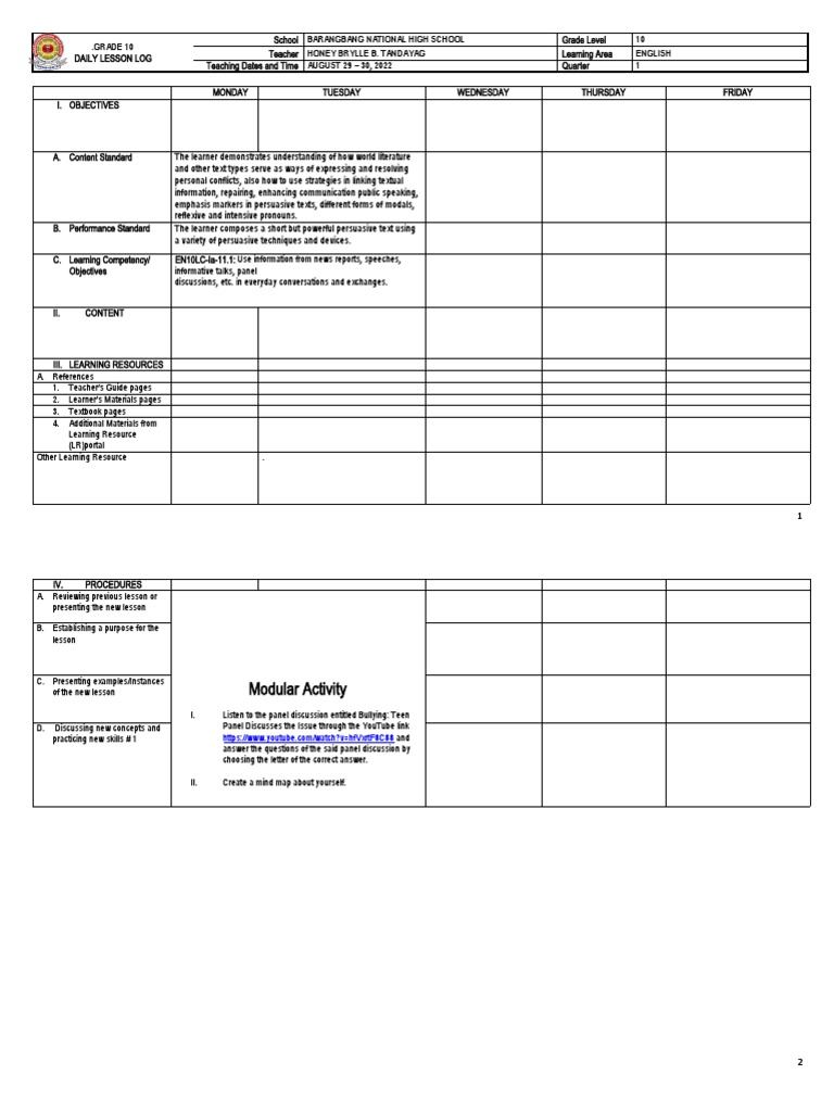 DLL 1.1 | PDF | Learning | Behavior Modification