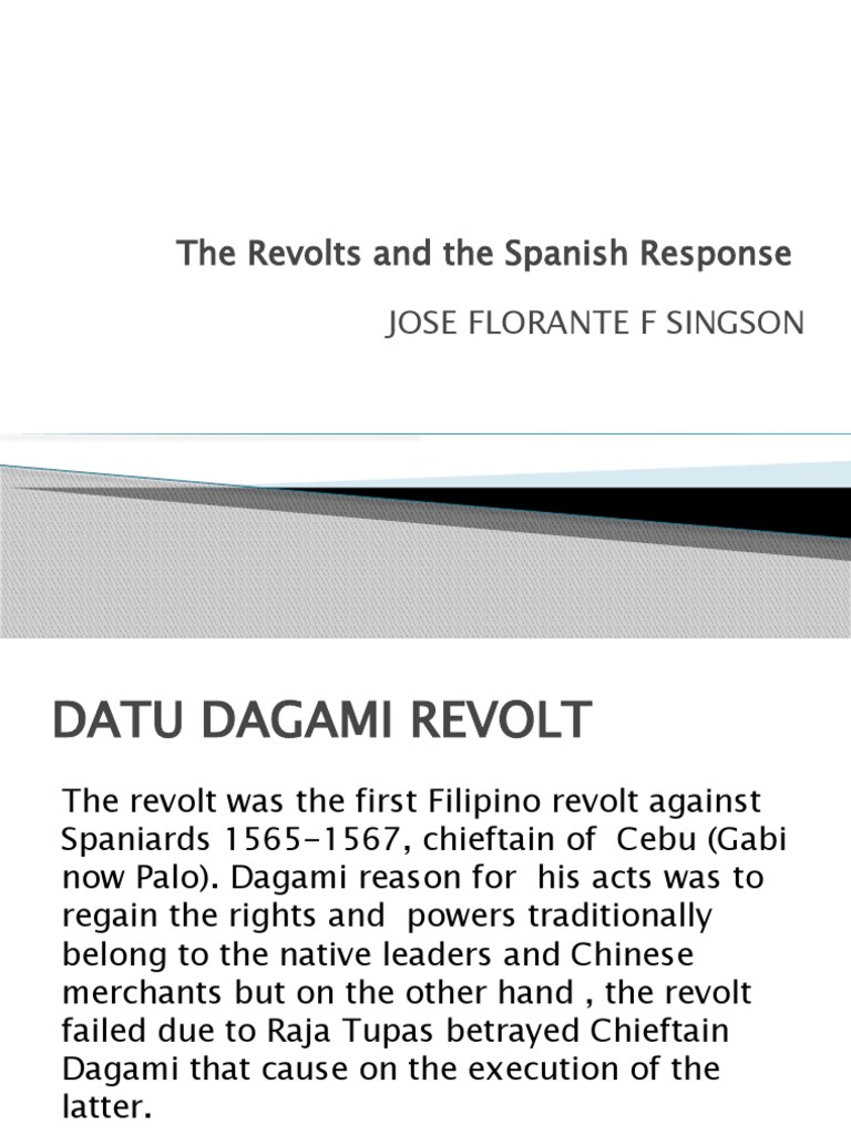 Datu Dagami and Early Filipino Revolts | PDF | Philippines | Spanish ...