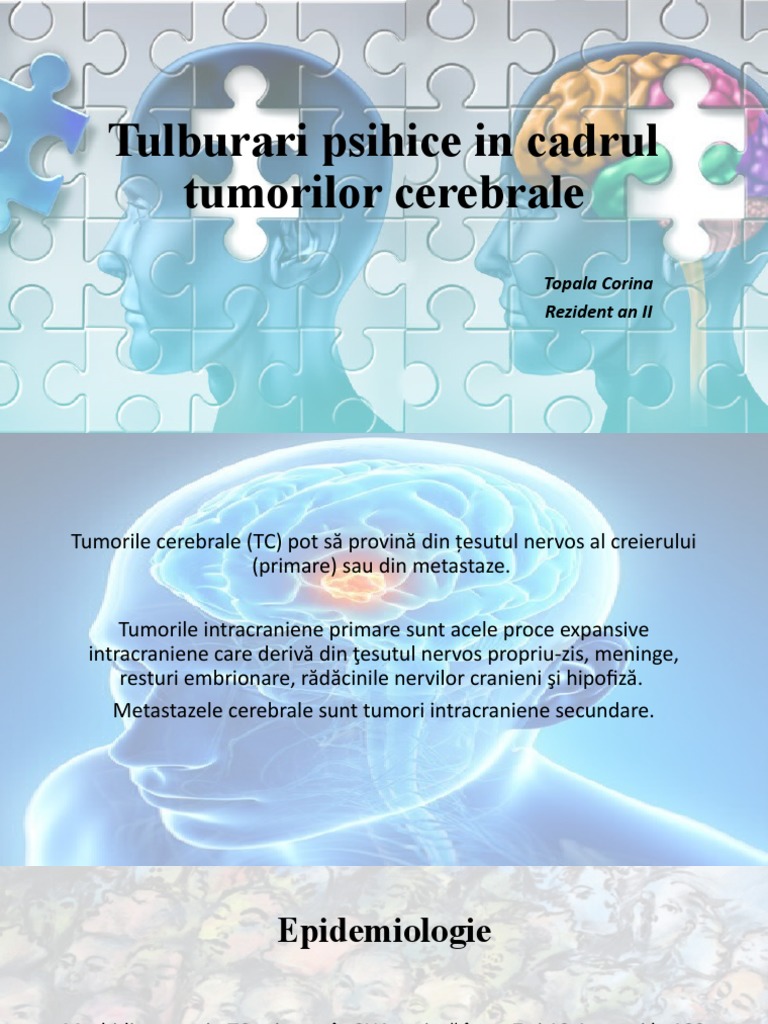Tulburari Psihice in Cadrul Tumorilor Cerebrale | PDF