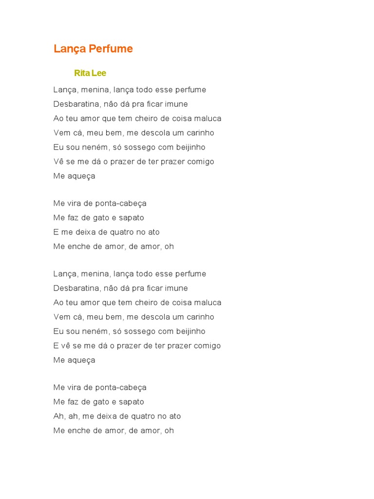 Lança Perfume | PDF