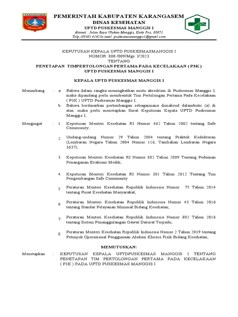 SK TIM P3K TH 2023 | PDF
