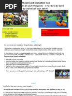 Performance Analysis in PE Coursework | PDF | Weakness | Defender ...