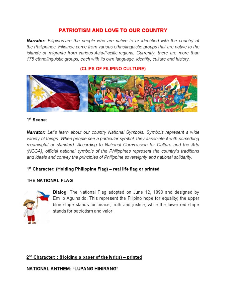 (Ils) Patriotism-And-Love-To-Our-Country | PDF | Philippines