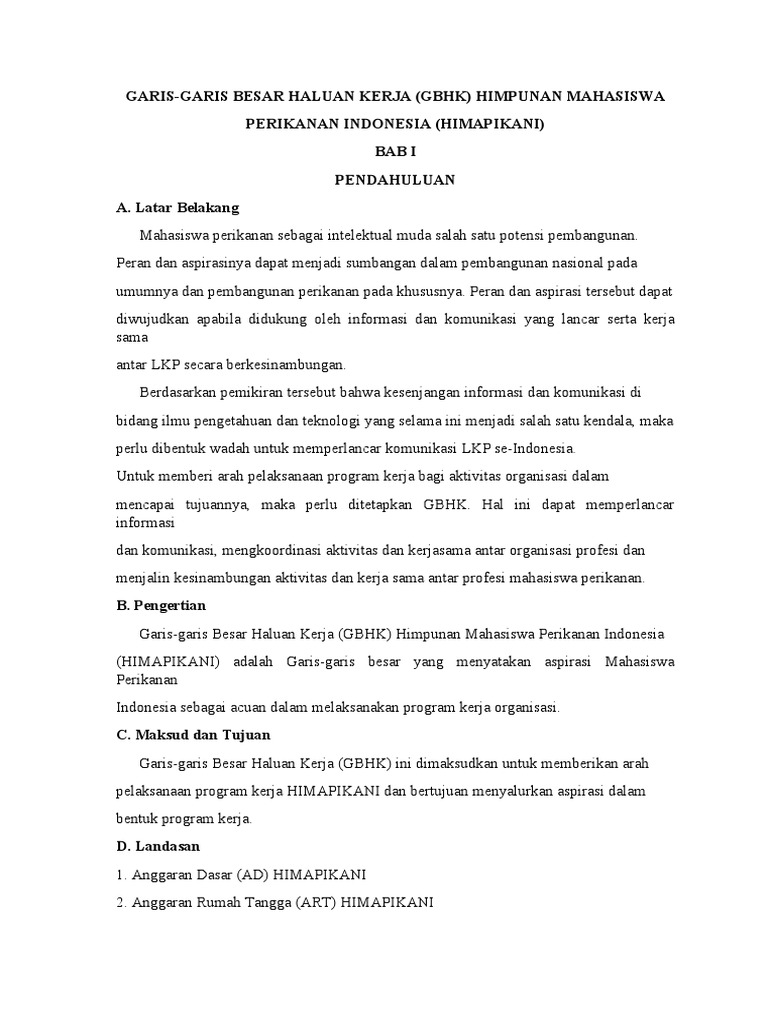 GBHK J PKO Kriteria | PDF