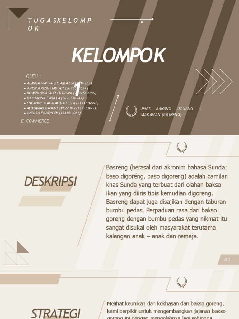 Tugas Kelompok 1 E - COMMERCE (1) - 1 | PDF