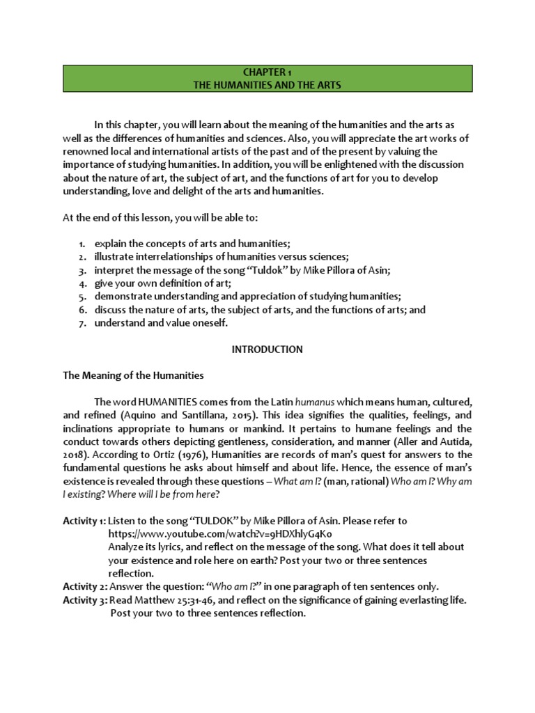 Artapp Chapter 1 B | PDF | Philosophy | History