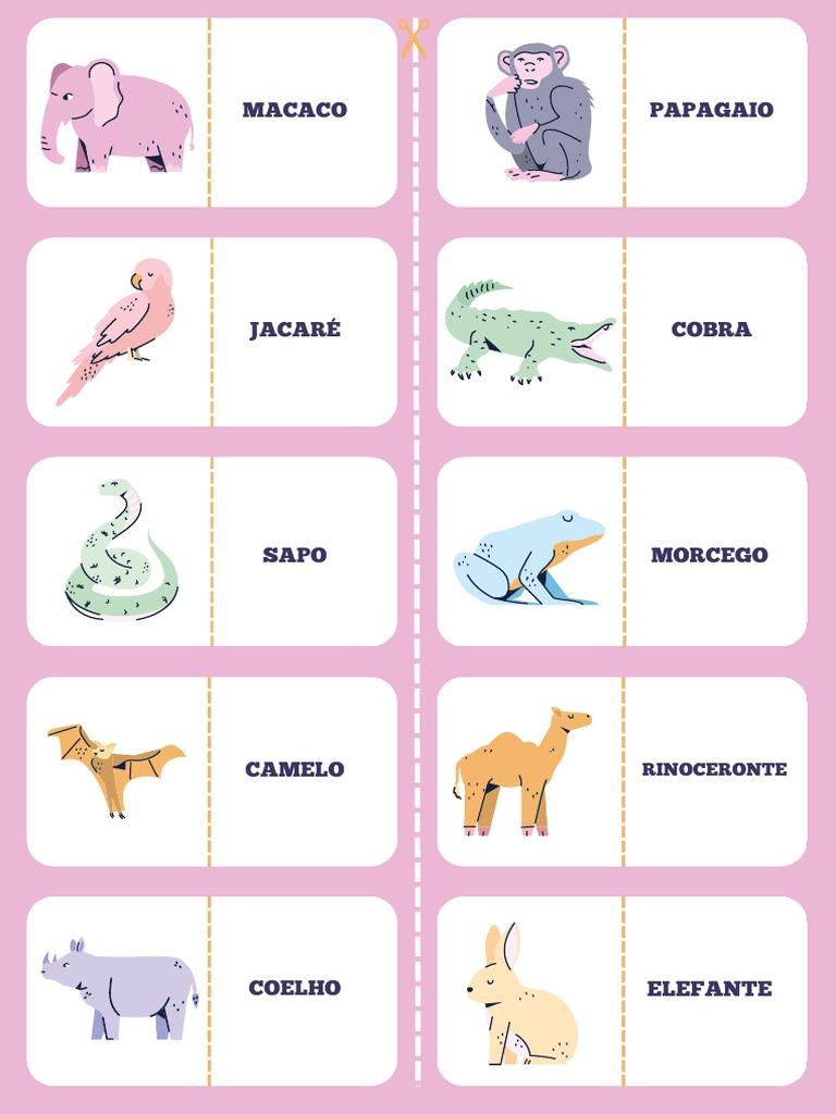 Dominó Animais | PDF