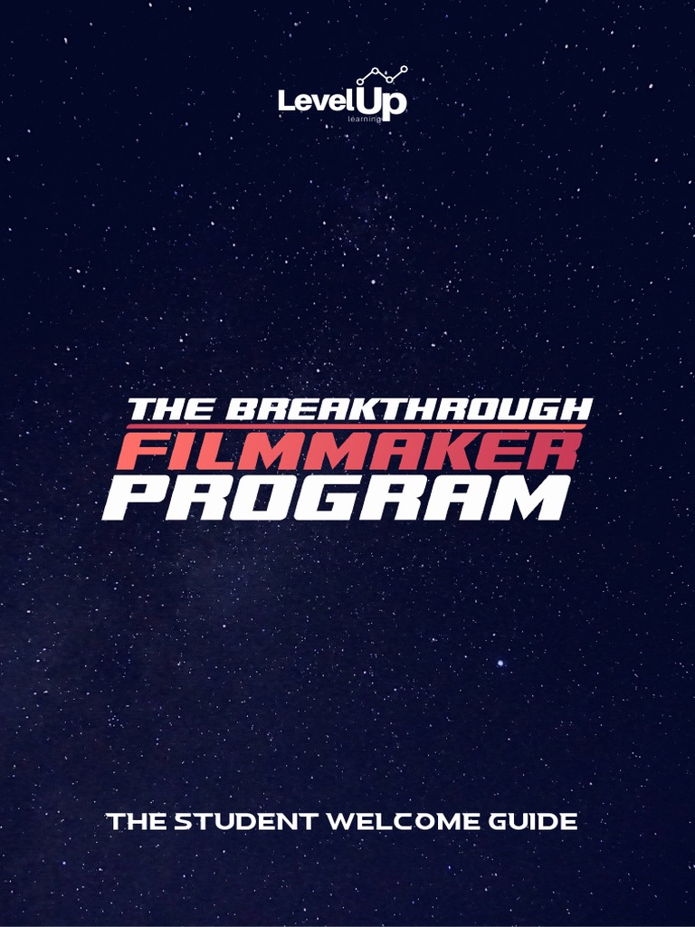 Breakthrough Filmmaker Programme | PDF | Filmmaking