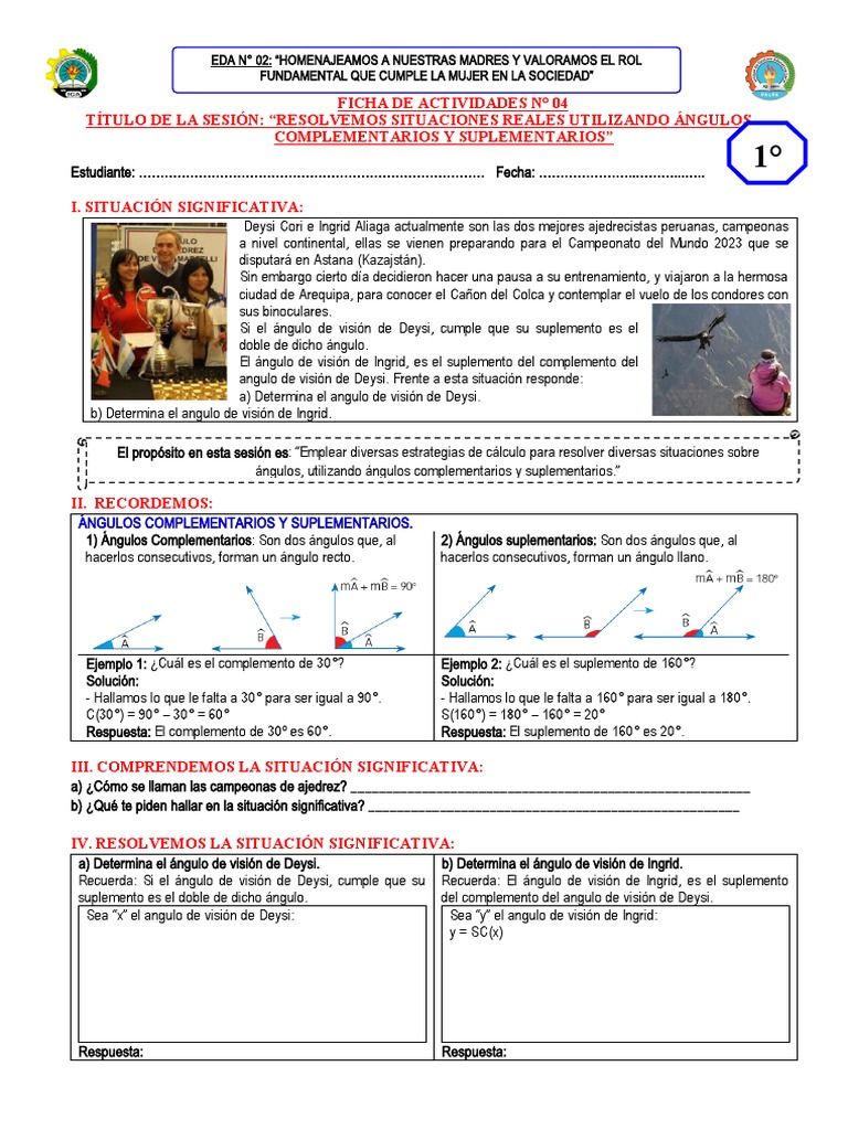 Ficha 4 - 1ero - Eda2 | PDF | Cognición
