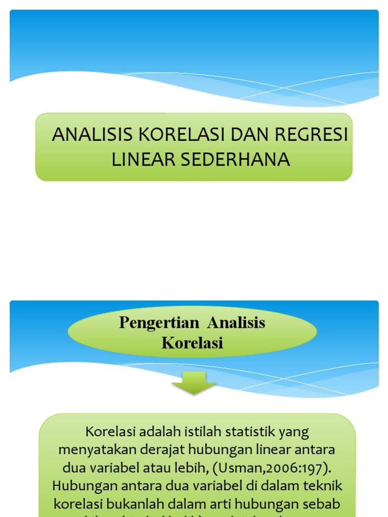 5 - Korelasi Sederhana | PDF