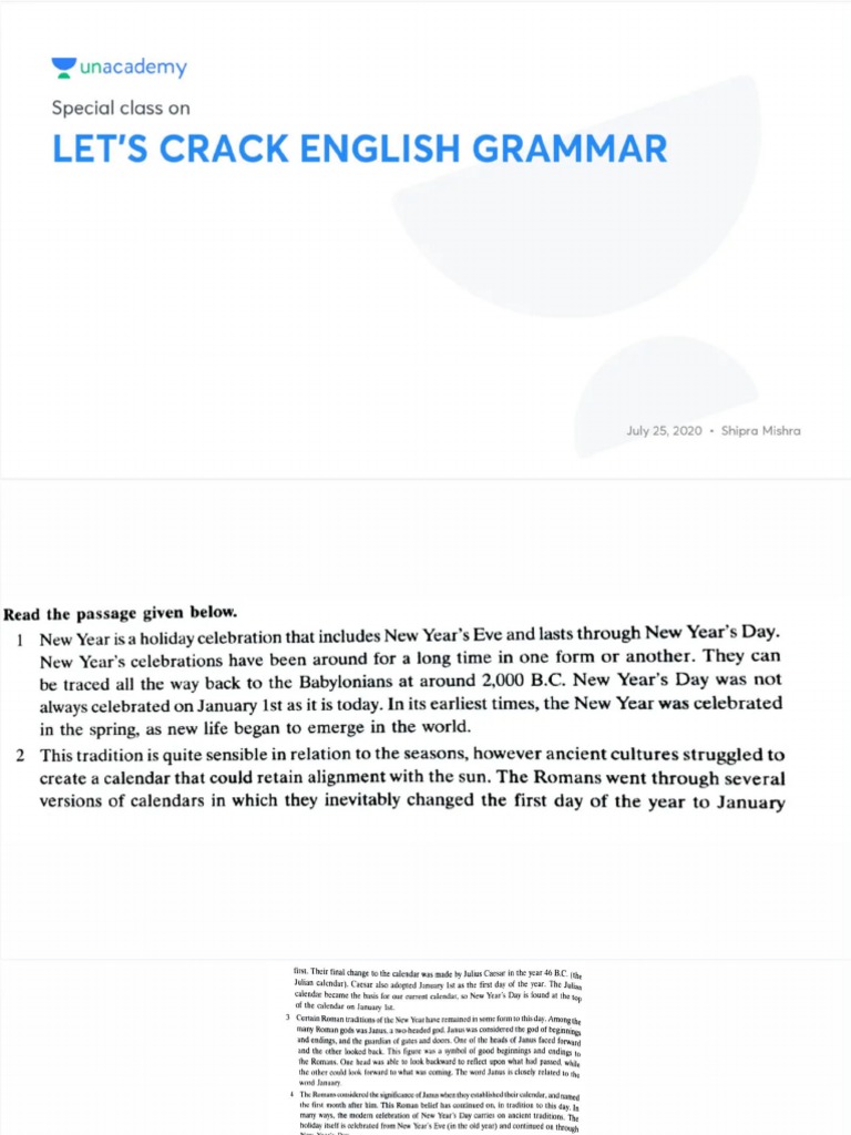 LETS CRACK ENGLISH GRAMMAR No Anno | PDF