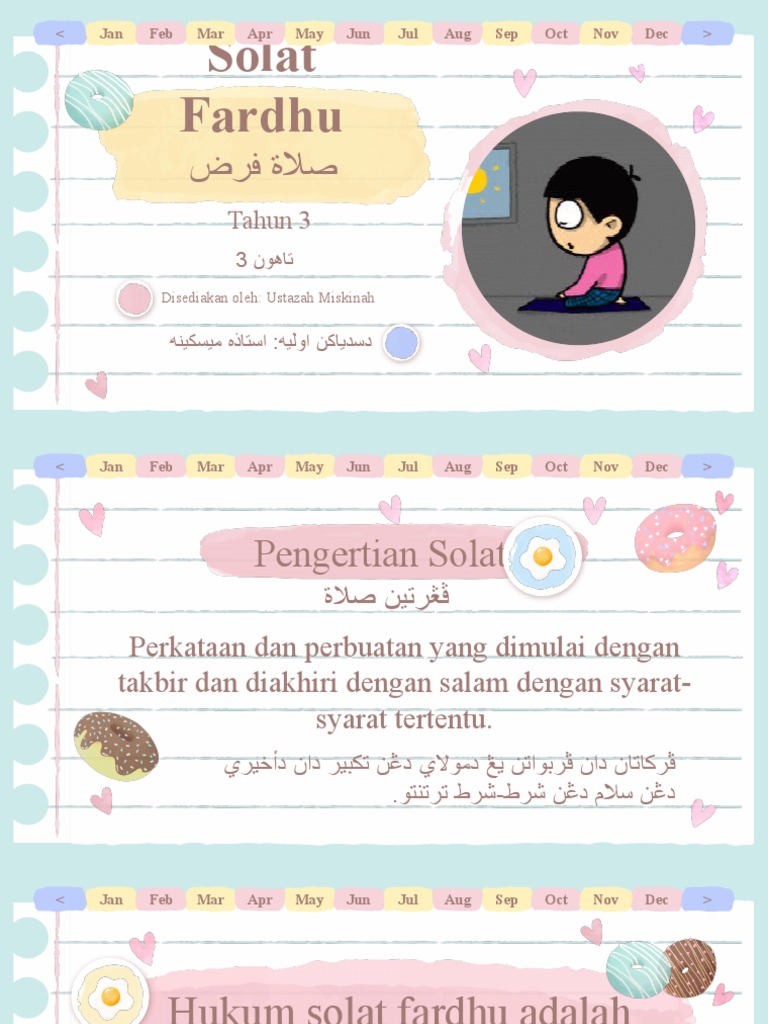 Panduan Solat Fardhu Lima Waktu | PDF | Prayer | Sharia