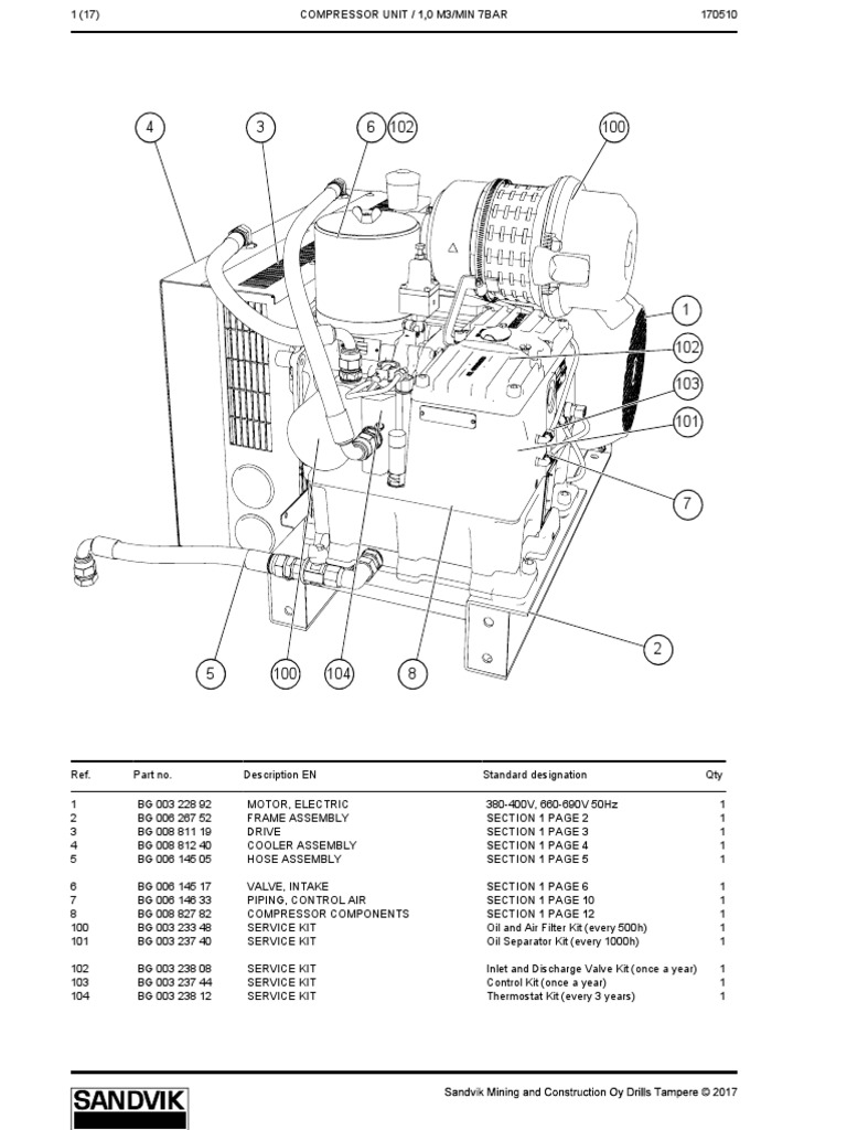 Compressor Parts and Assembly Guide | PDF | Valve | Screw