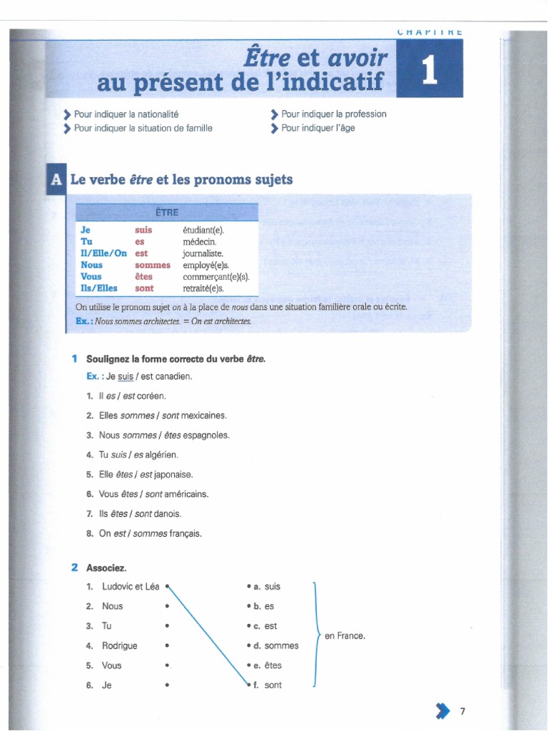 Verbe Être Et Avoir Pdf: Verbe Être Au Présent Pdf – CZUSA