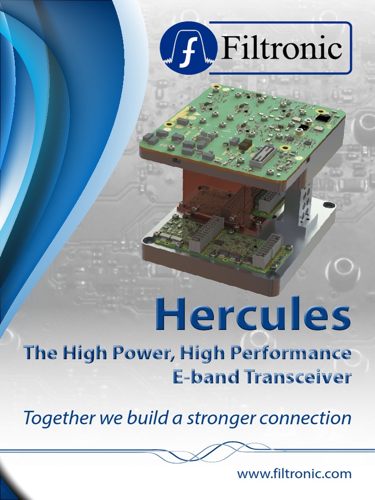 Hercules Brochure (Rev.3.0) | PDF | Decibel | Antenna (Radio)