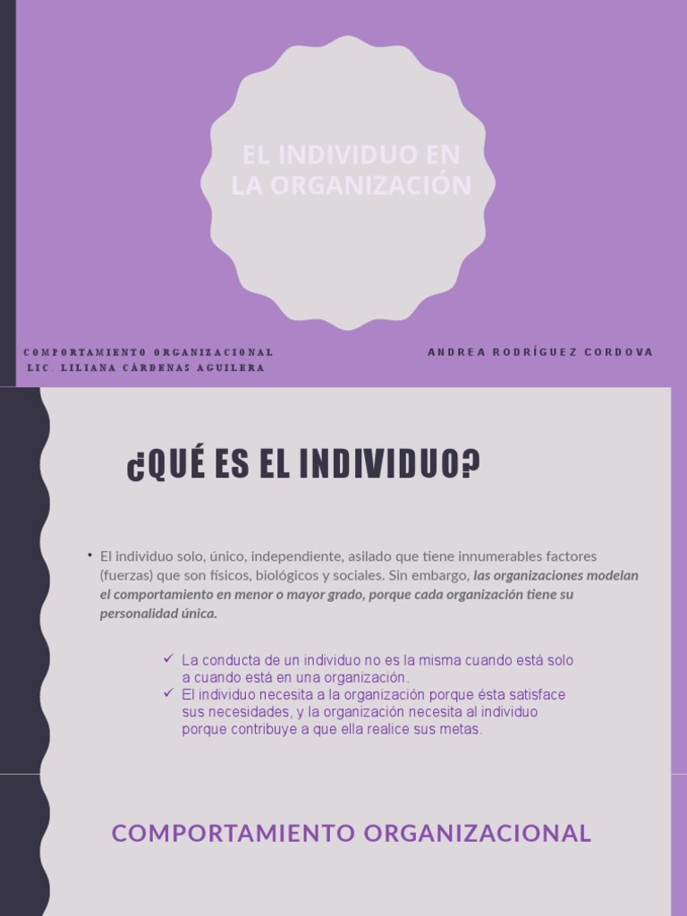 El Individuo en La Organizacion 1.4 | PDF | Motivación | Motivacional